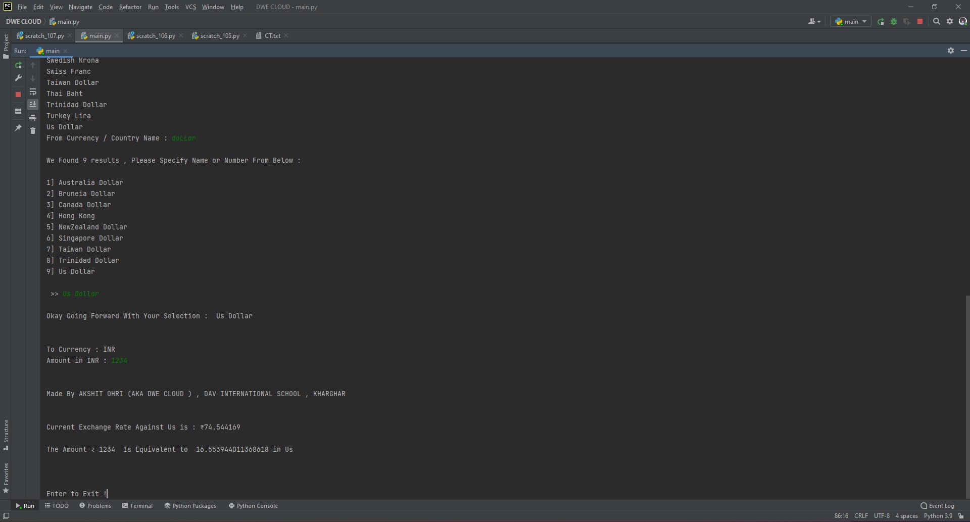 GitHub - DWE-CLOUD/Currency-ConvX-IND: Convert INR into Mulitple ...