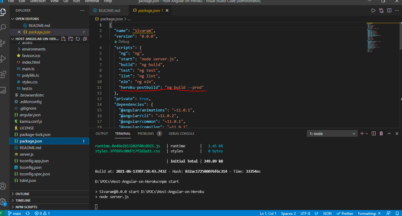 GitHub - TechSivaram/Host-Angular-on-Heroku