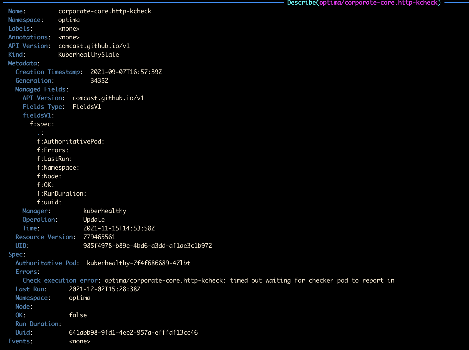 Checker pod unable to report to kuberhealthy service · Issue #1015 · kuberhealthy/kuberhealthy ...