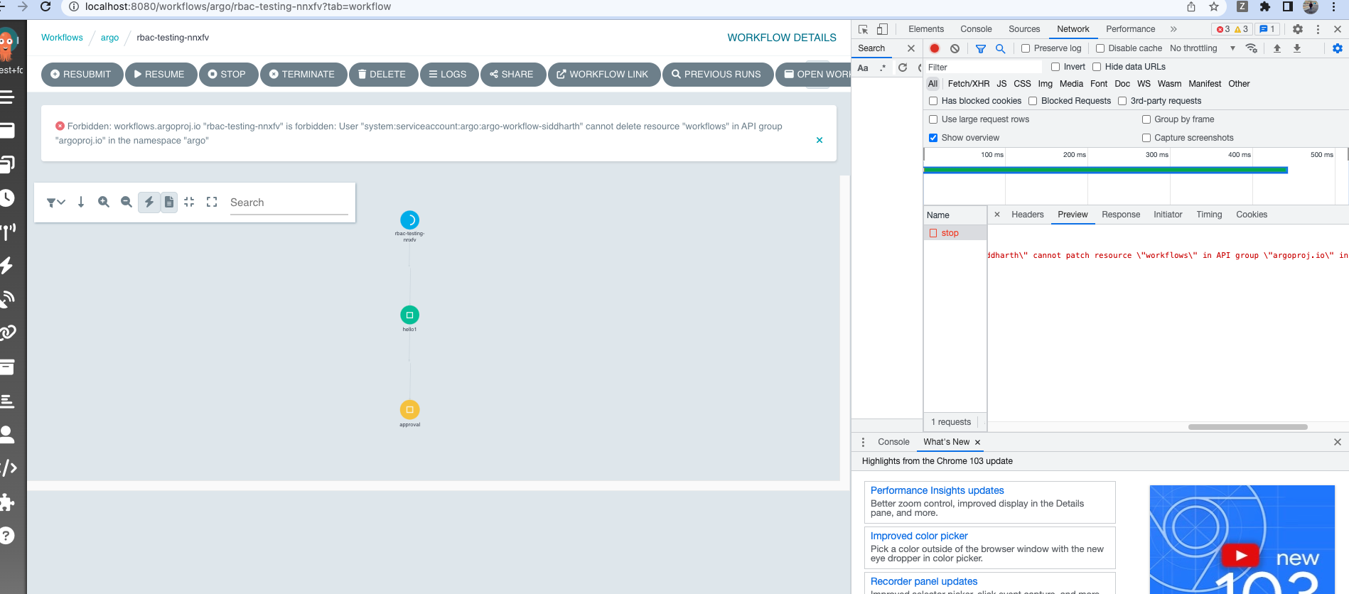 Bugs in UI Error Notice/Popup · Issue #9274 · argoproj/argo-workflows · GitHub