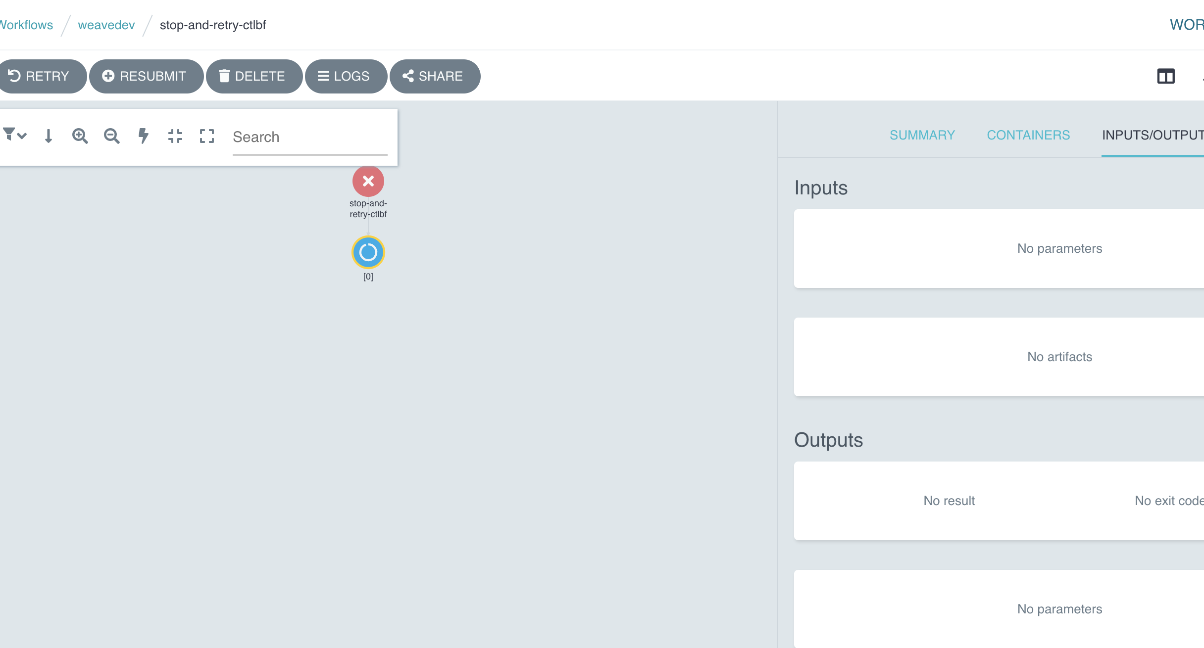 Stop and then retry does not work and changes Workflow orignal (pre stop) Node tree · Issue ...