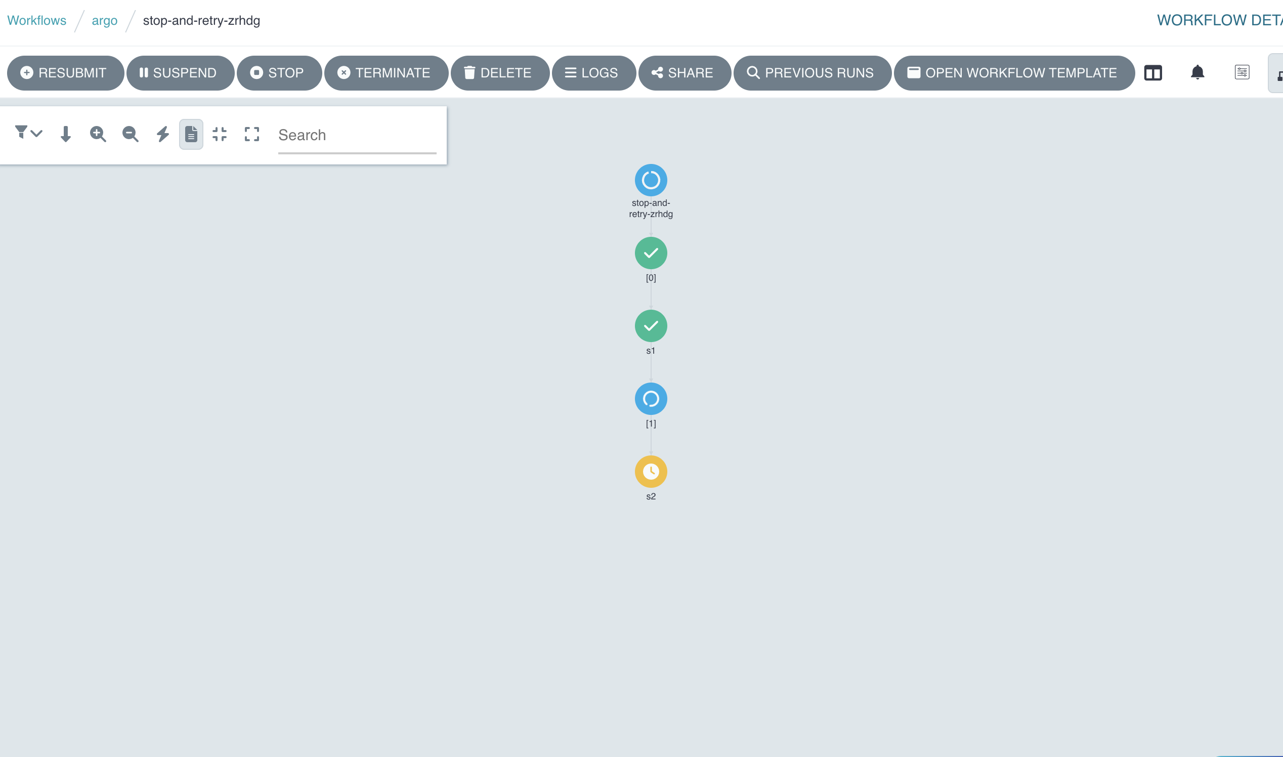 Stop and then retry does not work and changes Workflow orignal (pre stop) Node tree · Issue ...