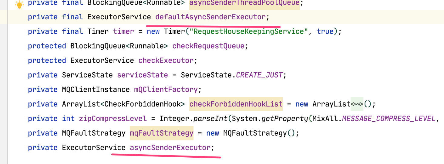 The Number Of Threads In Defaultmqproducerimpl 