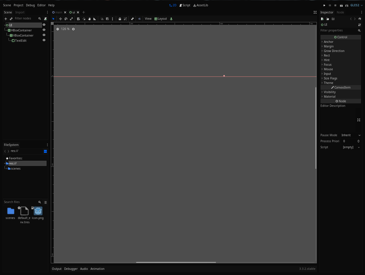 Parts of editor not visible when adding a TextEdit control · Issue #49958 · godotengine/godot ...