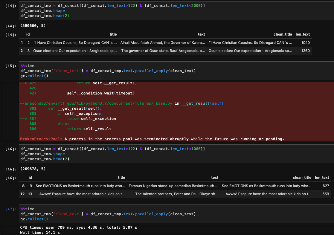 Maximum size exceeded · Issue #34 · nalepae/pandarallel · GitHub