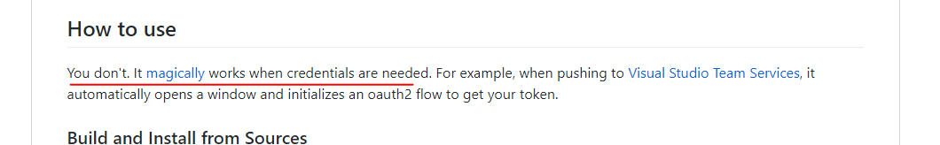 Magically Does Not Work · Issue 719 · Microsoft Git Credential Manager For Windows · Github