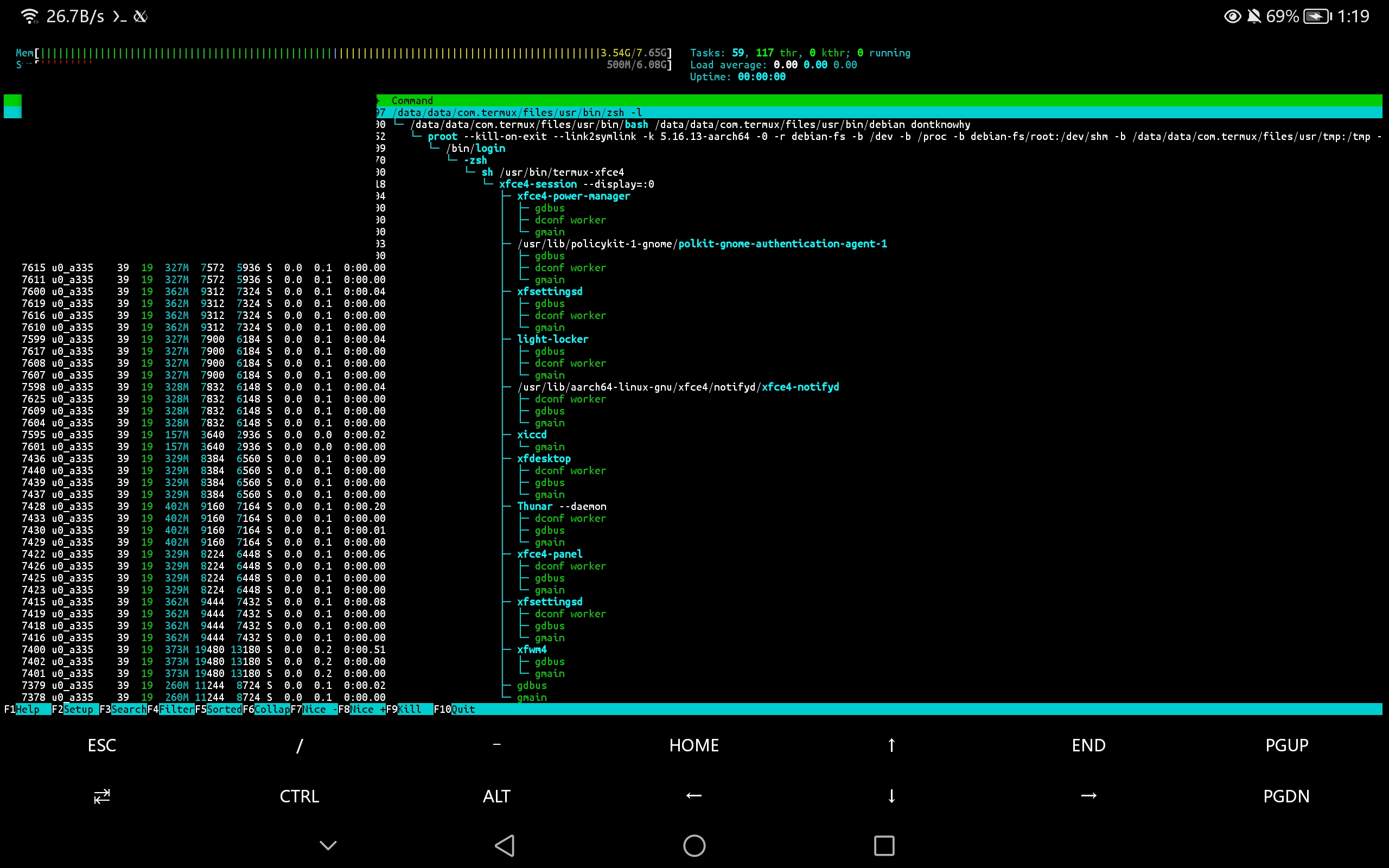 Xfce that is not allowed to start??? · Issue #114 · termux/termux-x11 · GitHub