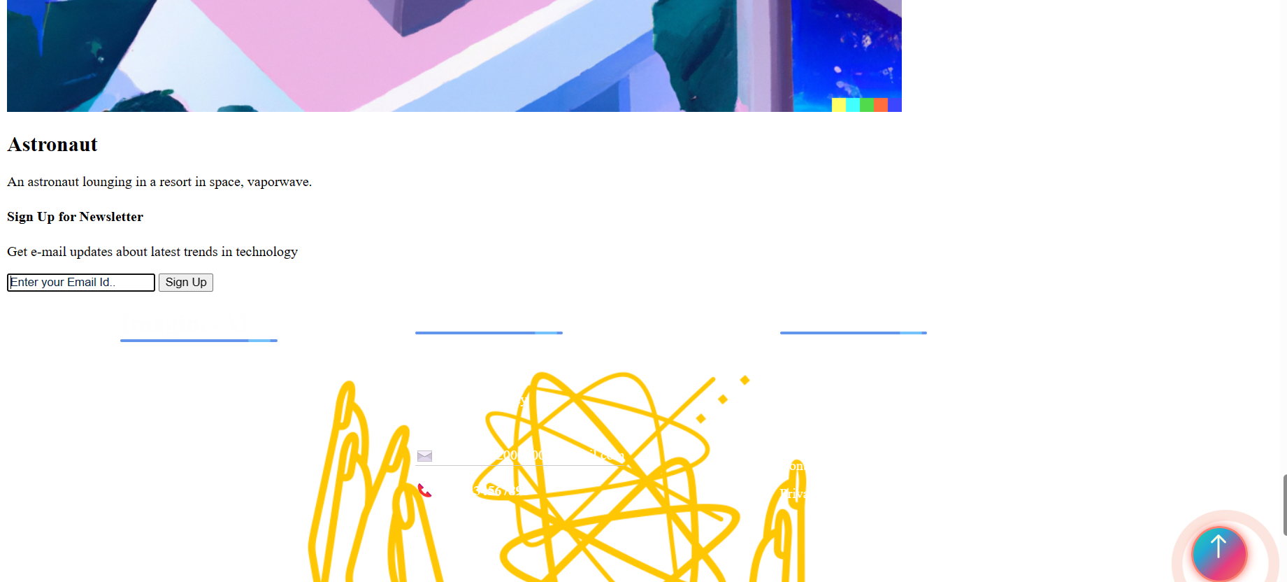 style.css Misplaced and Page Styling Scrambled on Imagine AI Website · Issue #656 ...