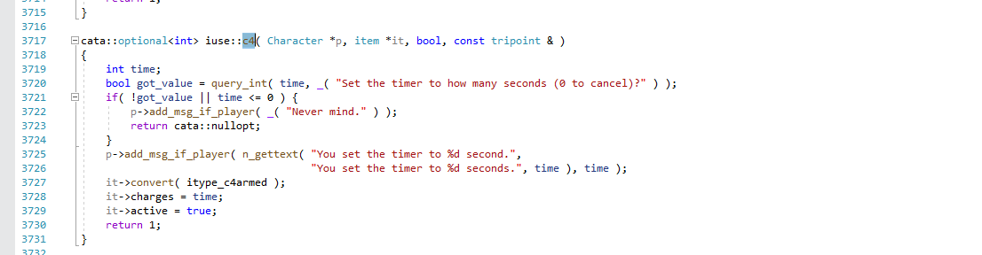C-4 has no `need_wielding`, and can't have one · Issue #64308 · CleverRaven/Cataclysm-DDA · GitHub