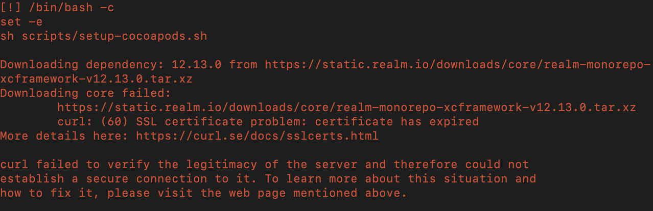 Realm swift 설치 안됨 · Issue #2 · tukcom2023CD/MBTI · GitHub
