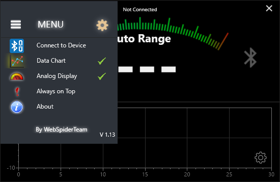 GitHub - webspiderteam/Bluetooth-DMM-For-Windows: Bluetooth DMM for Windows