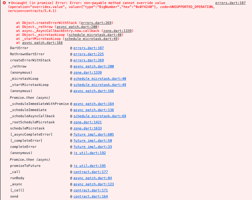 Cannot use contract.send() with nonpayable function · Issue #4 · y-pakorn/flutter_web3 · GitHub