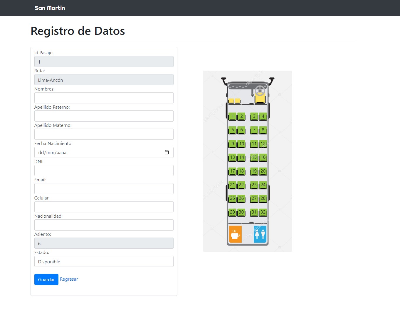 GitHub - ZeroX005/SanMartin_Web: Proyecto personal sobre una sistema web de reservas de pasajes ...