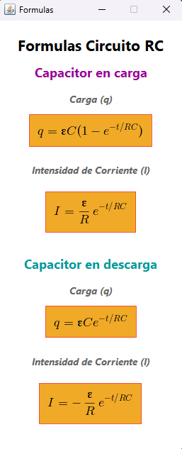 GitHub - ZeroX005/SistemaCircuitoRC: Aplicativo para calcular la carga e intensidad de corriente ...