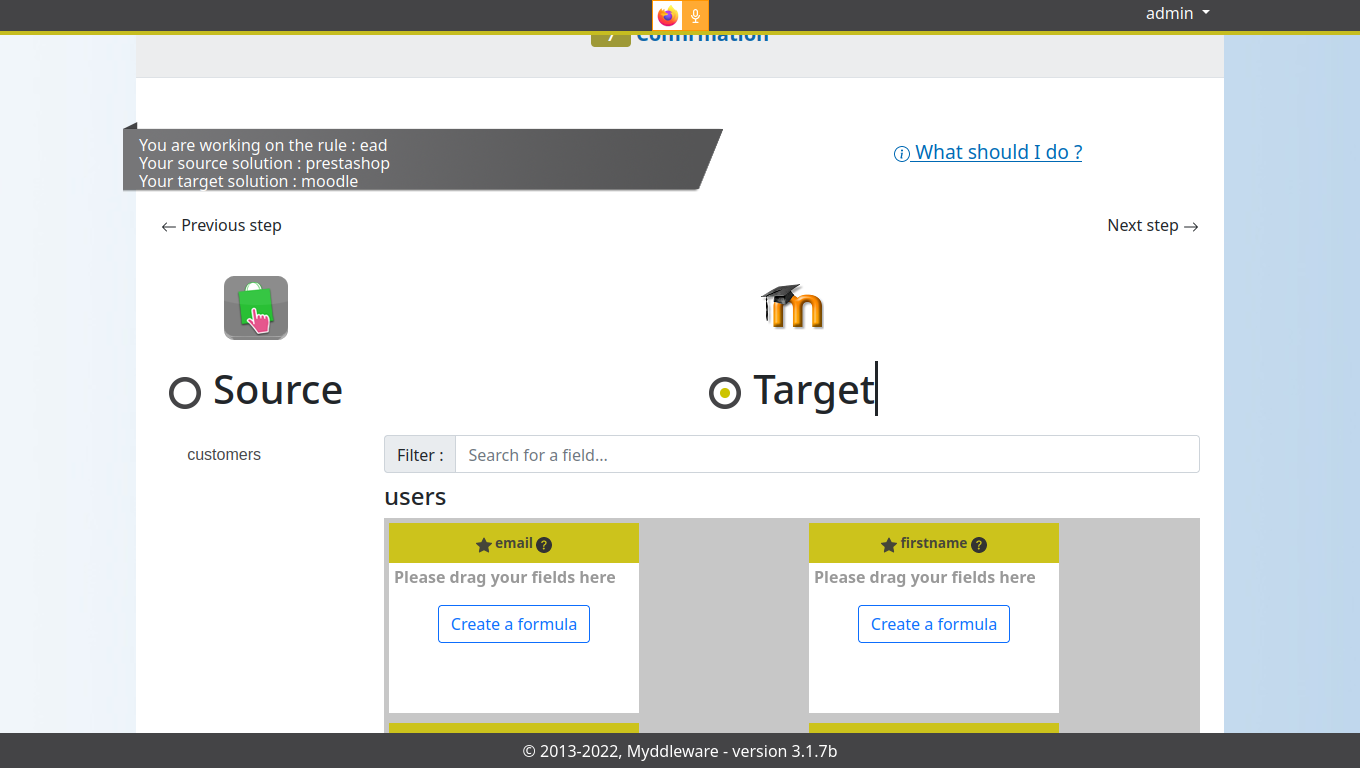 error: Field email not found in the module customers · Issue #837 · Myddleware/myddleware · GitHub