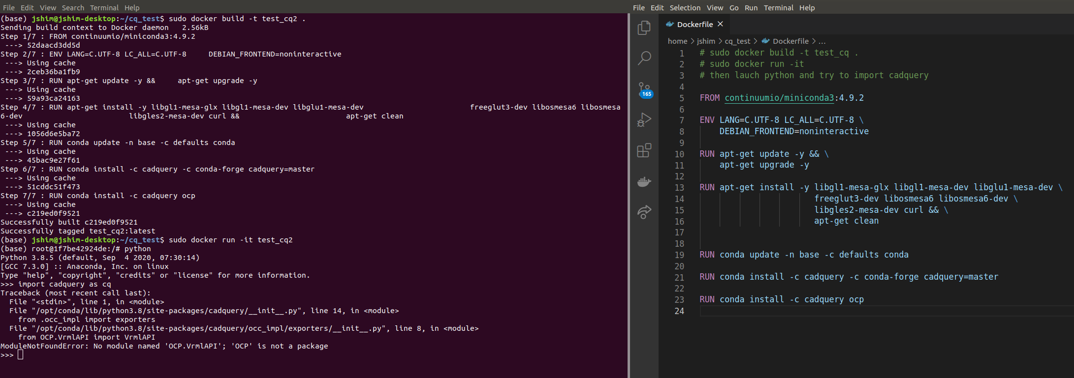 ModuleNotFoundError: No module named 'OCP.VrmlAPI'; 'OCP' is not a package · Issue #222 ...