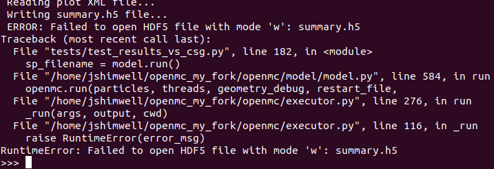 Cannot Re Run Openmc After Opening Statepoint File Without Manual Closure · Issue 2206 · Openmc