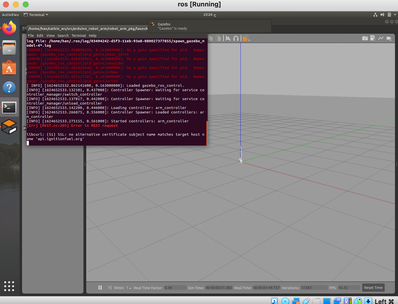 GitHub - Haneen-Alhajjiahmed/install-run-arm-pkg-ROS