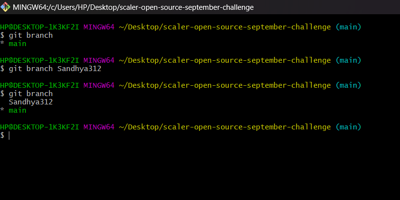 Challenge-#1 Sandhya312 · Issue #391 · scaleracademy/scaler-open-source-september-challenge · GitHub