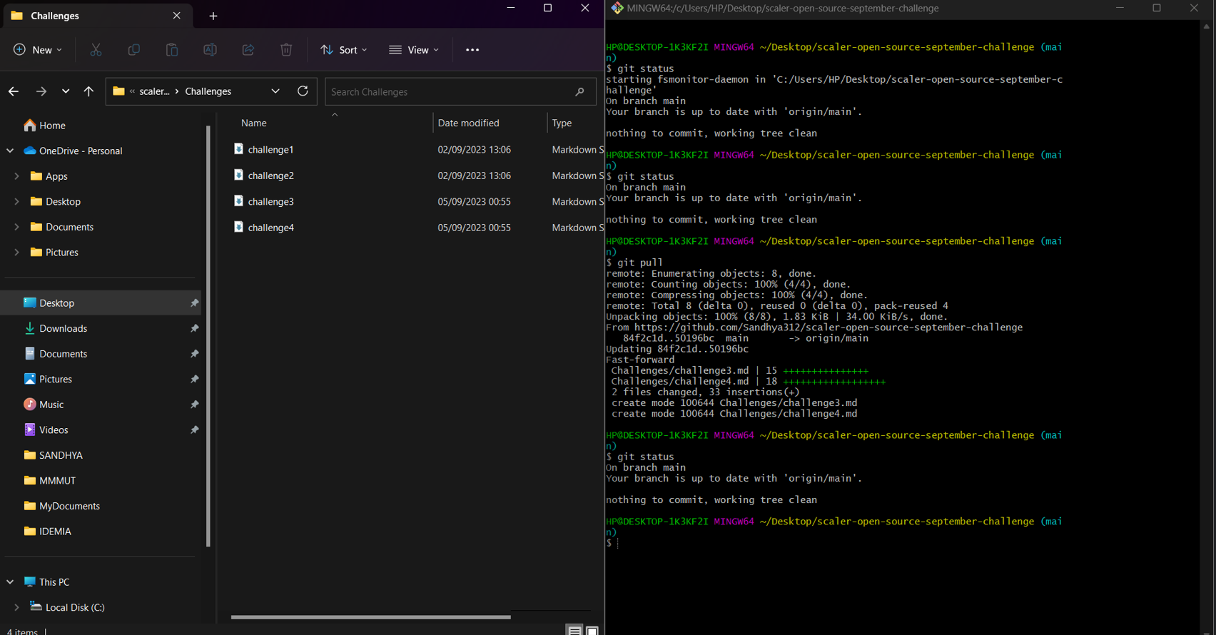 Challenge-#1 Sandhya312 · Issue #391 · scaleracademy/scaler-open-source-september-challenge · GitHub