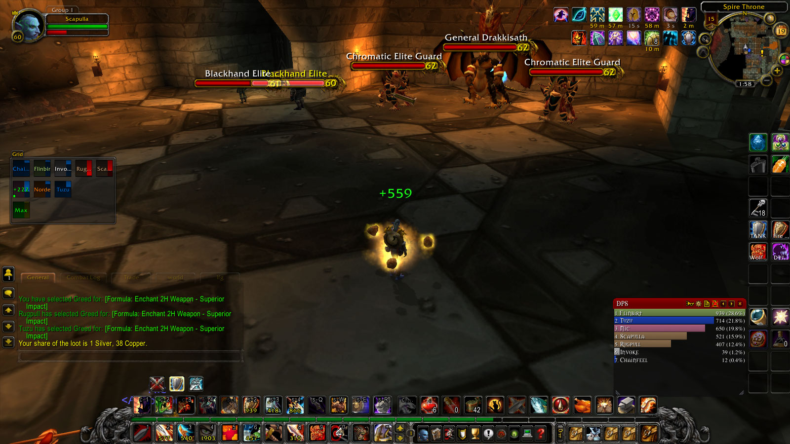 UBRS - Blackhand Elites stop patrolling after Rage Talon NPCs are dead ...