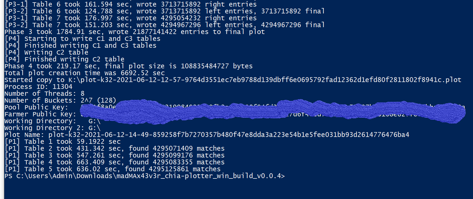 stop plotting on phase 1 with no error massage need help.. · Issue #449 · madMAx43v3r/chia ...