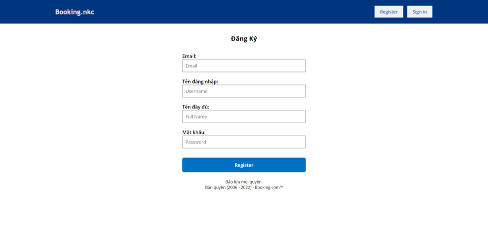 Github Tuannau1307 Booking