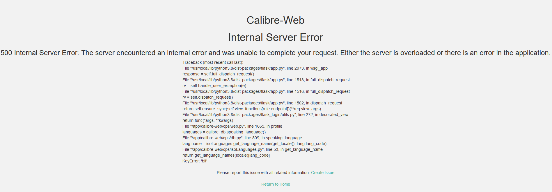 Canno't access "admin" nor add or edit users.... · Issue #2187 · janeczku/calibre-web · GitHub