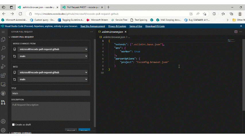 A11y_Visual Studio Code Web Extensions_Github Pull request_Create Pull request_TextSpacing: Text ...