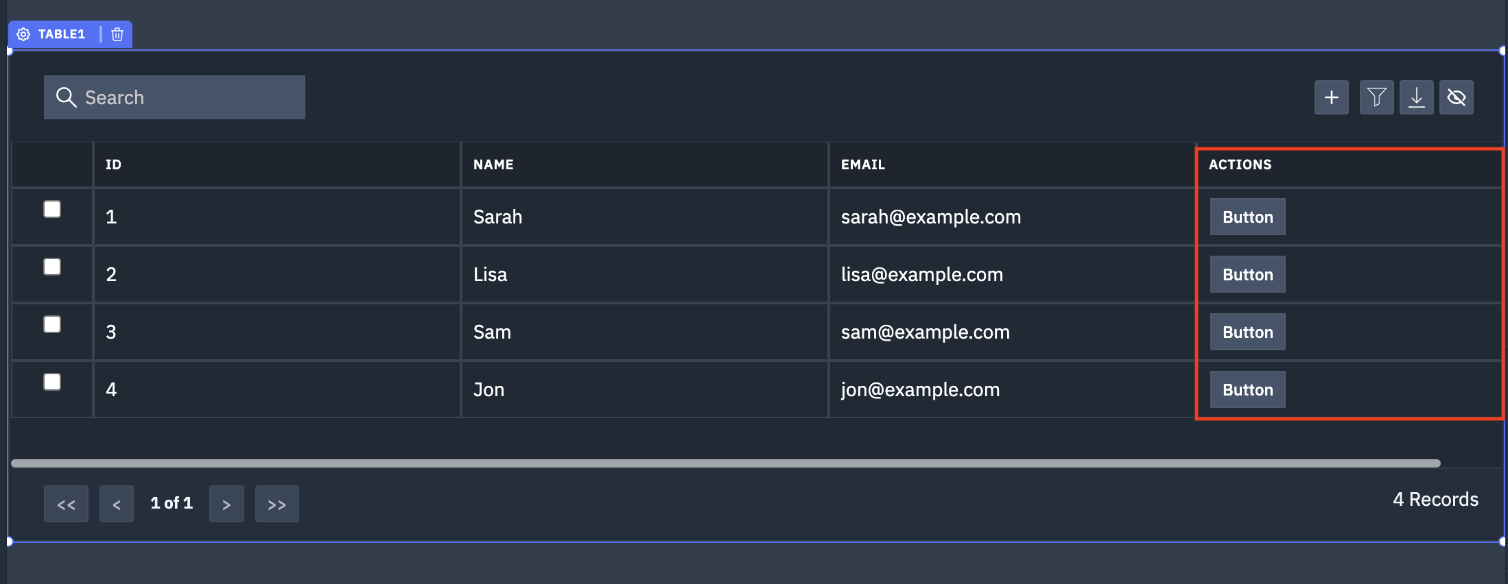 Enhancement Request: Editable Action Column Name in Table Component · Issue #7062 · ToolJet ...