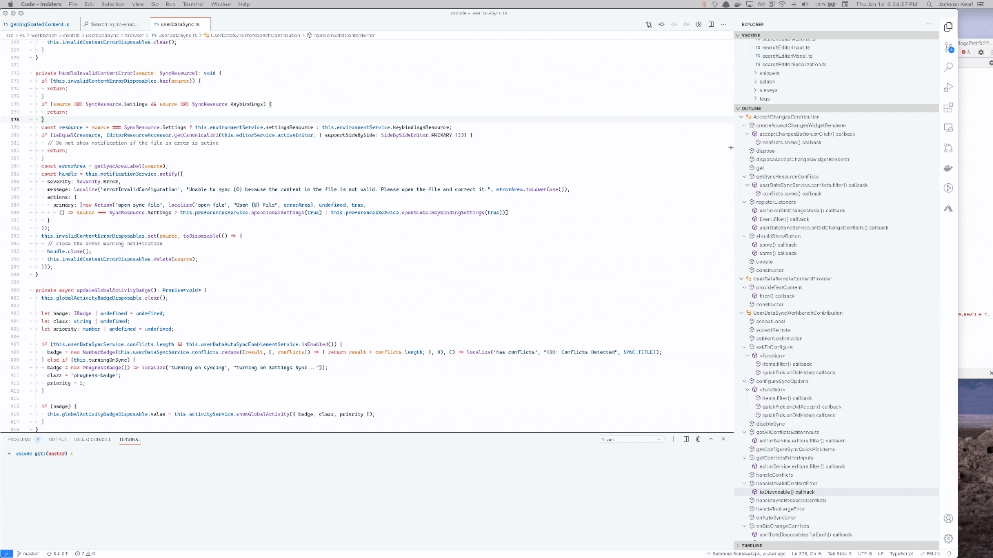 Outline view expands all unexpectedly · Issue #114386 · microsoft ...