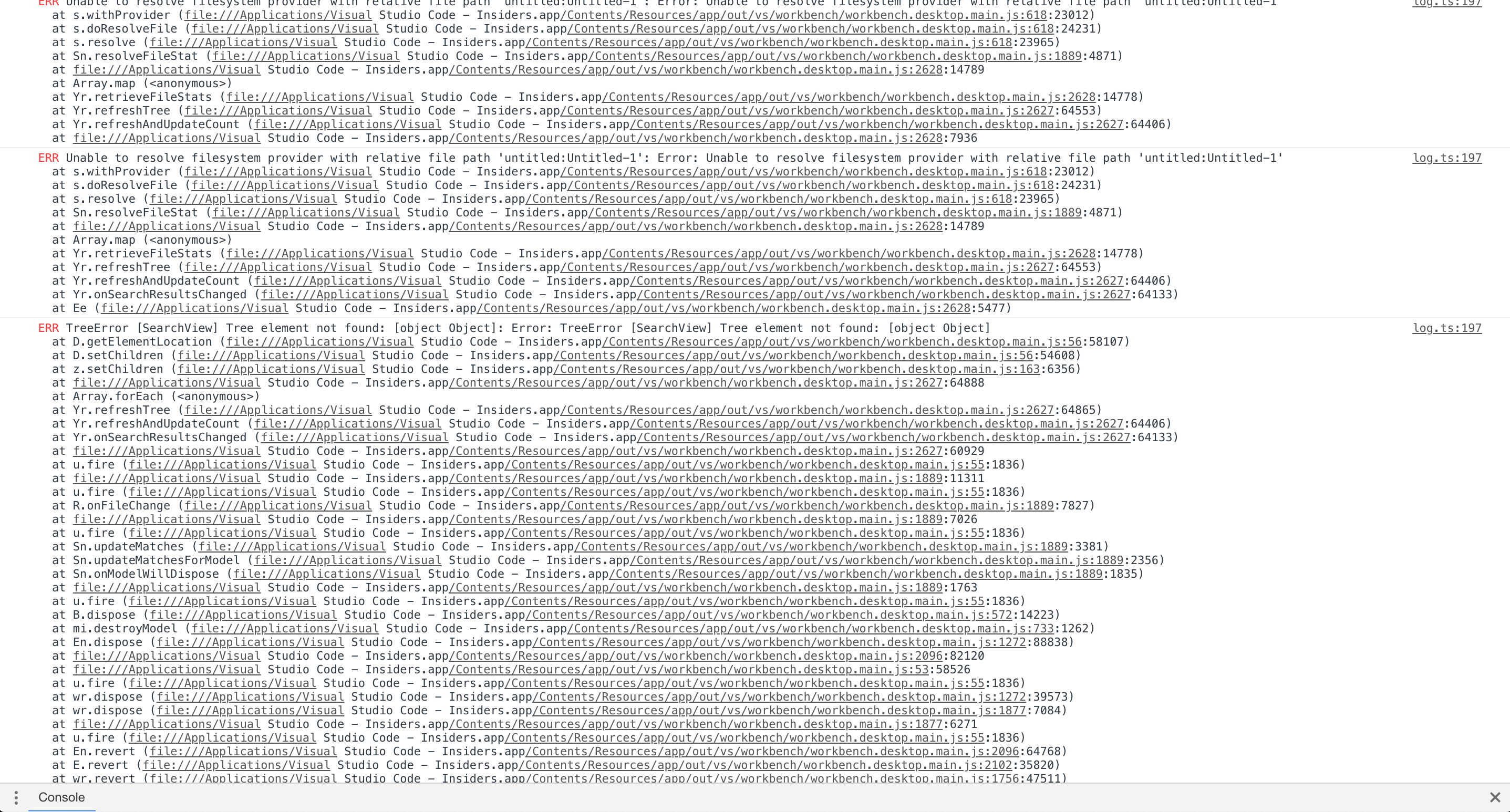 Cannot View Search Results When One Is In An Untitled Editor · Issue 115234 · Microsoftvscode