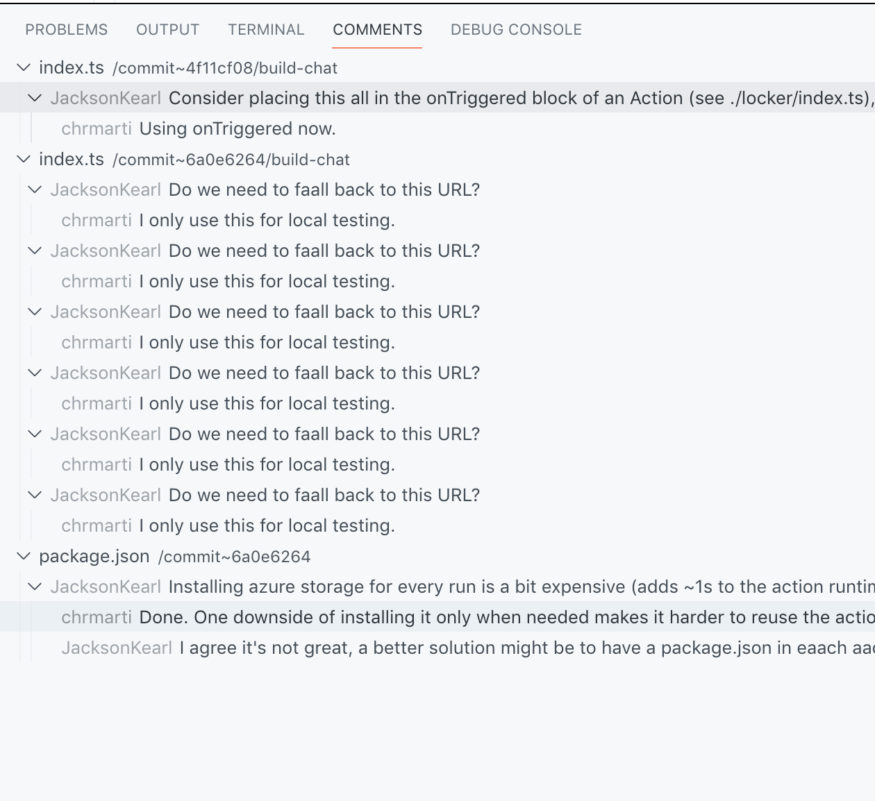 Comments In Tree Duplicated After Replying To A Comment · Issue 2448 · Microsoftvscode Pull