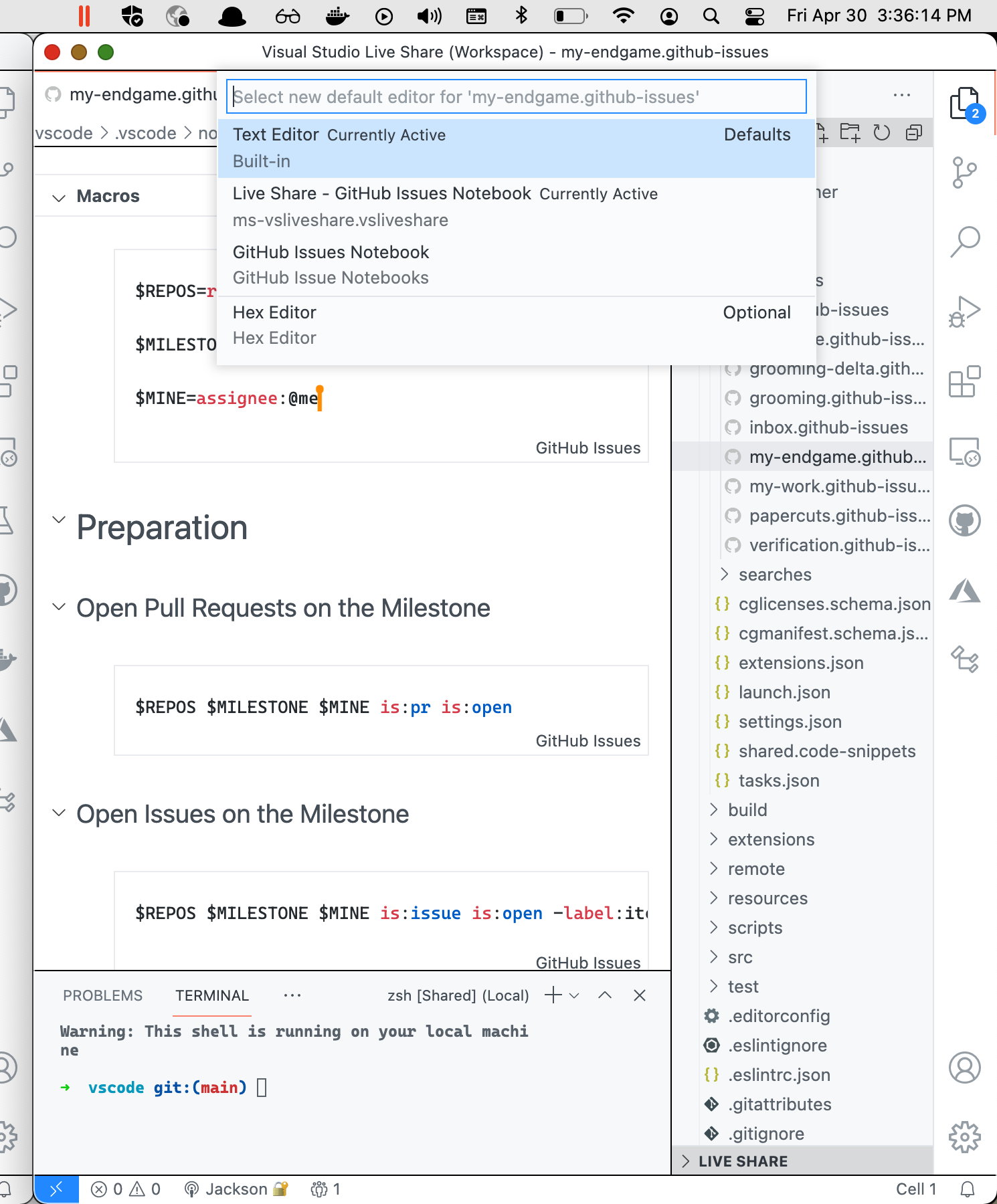 Leaving a Live Share causes notebooks to render as plaintext · Issue ...