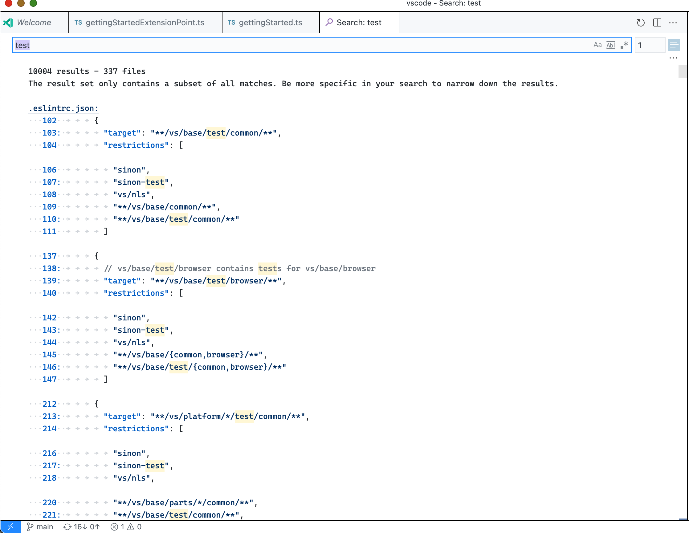 Search Editor Does Not Reuse Prior Search Configuration · Issue #126712 ...