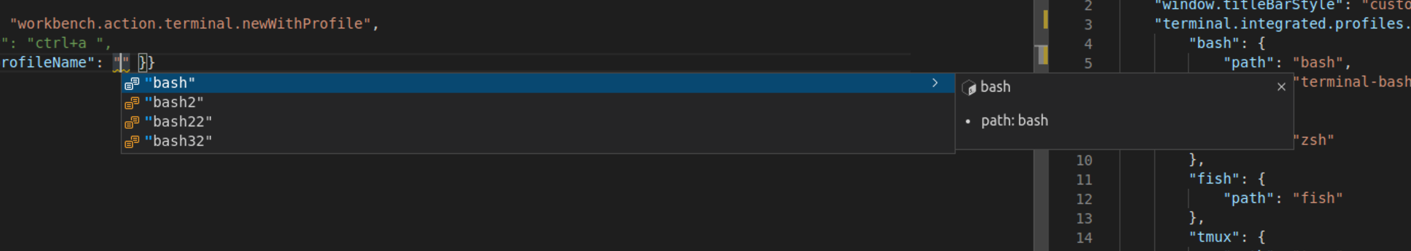 Do not seem to get any intellisense for profiles on linux · Issue ...