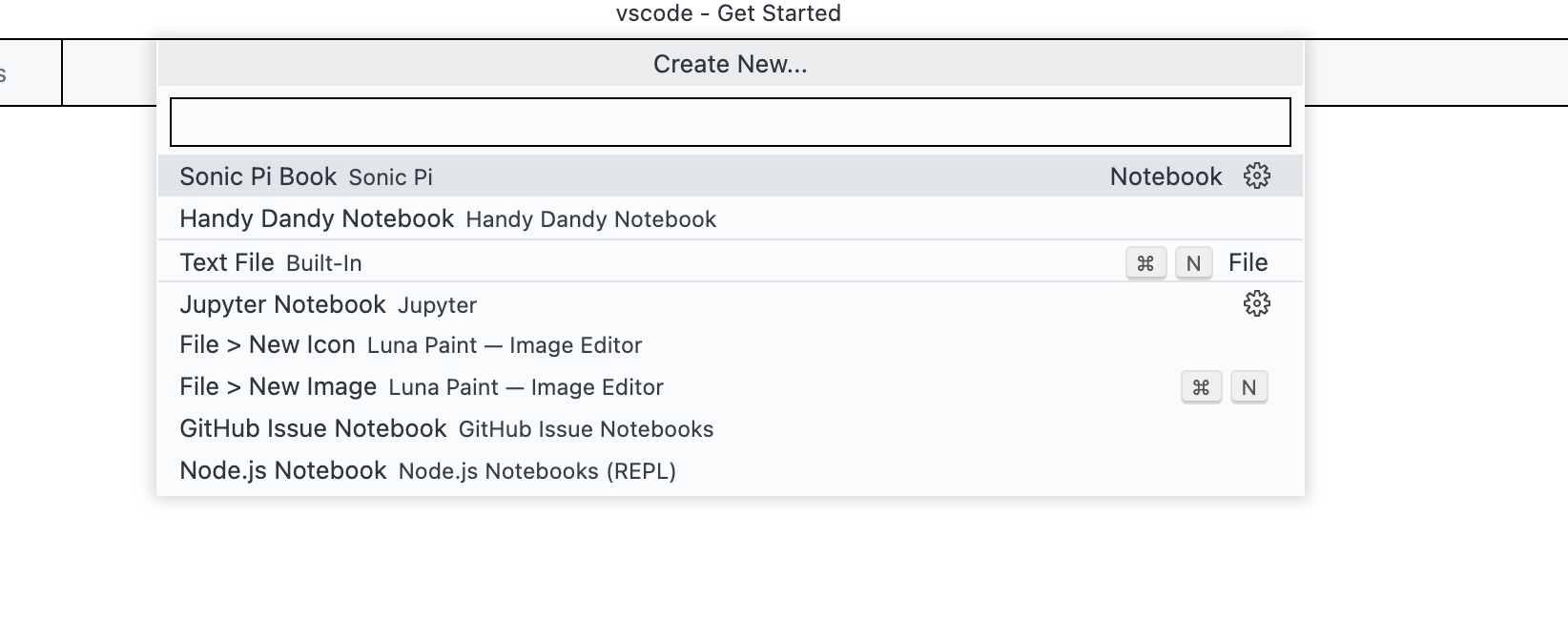 Get Started - New File not working · Issue #140112 · microsoft/vscode ...