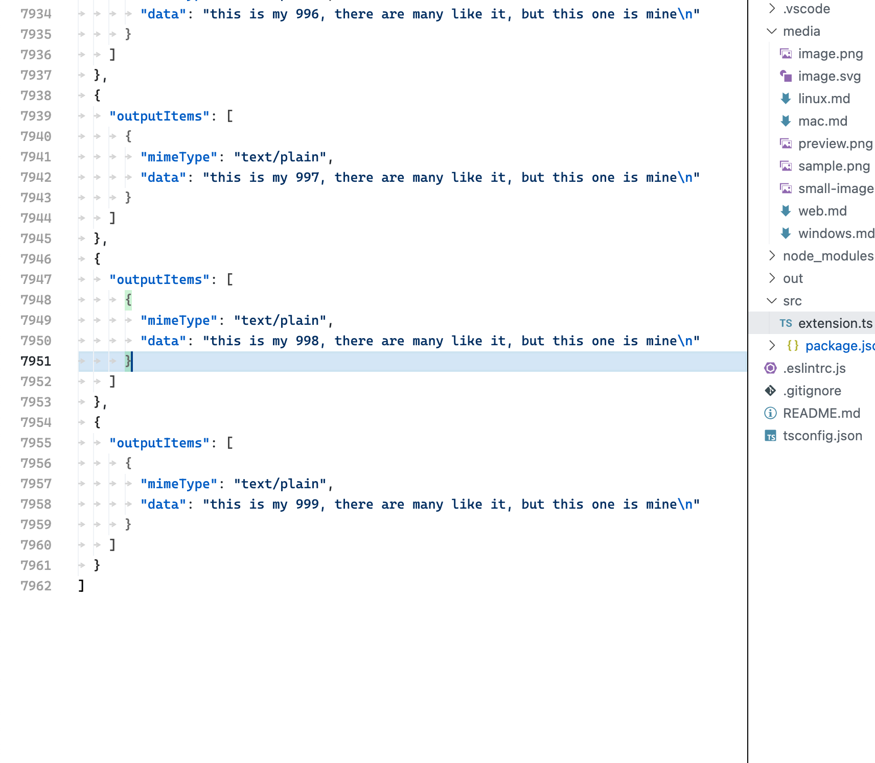 Notebook Show More Has Poor Formatting With Many Small Text Outputs · Issue 137098