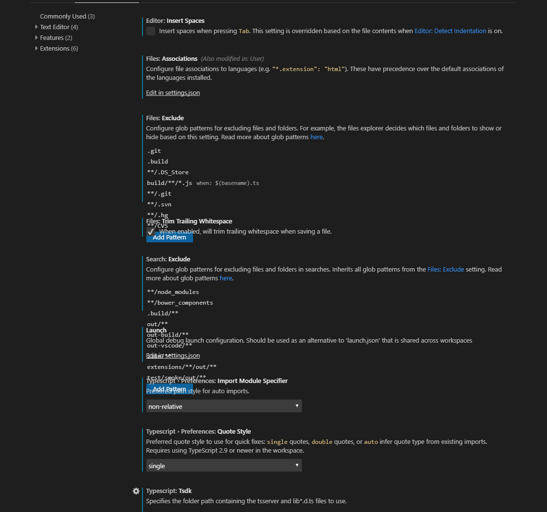 Exclude Controls Overlapping In New Settings Editor · Issue 56840 · Microsoftvscode · Github