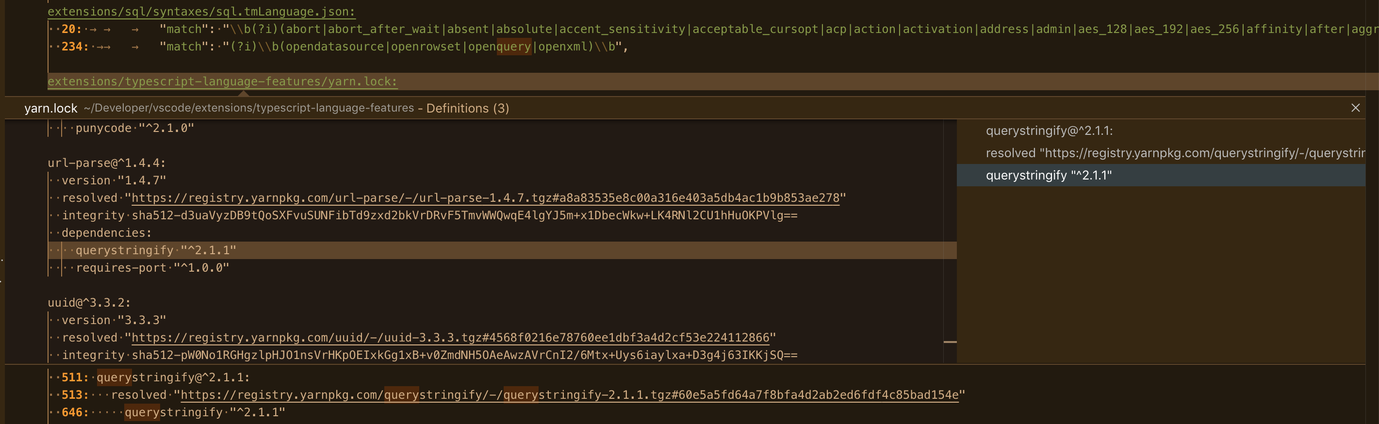 Search editor: double click on file link should also open file · Issue ...