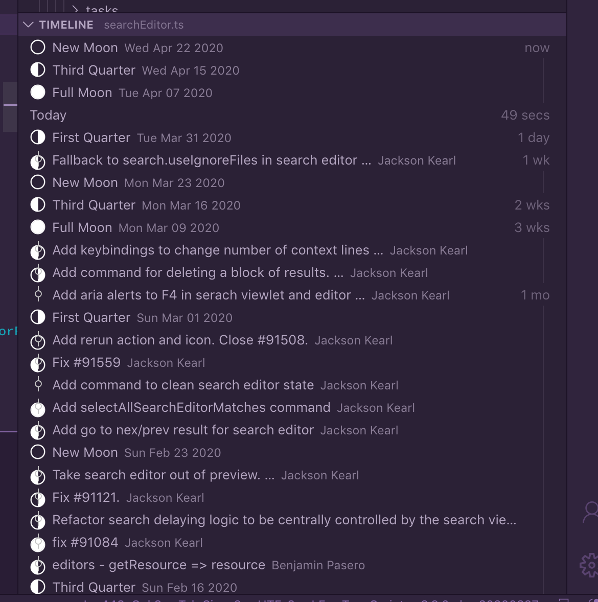 Timeline icons render on top of each other · Issue #94245 · microsoft ...
