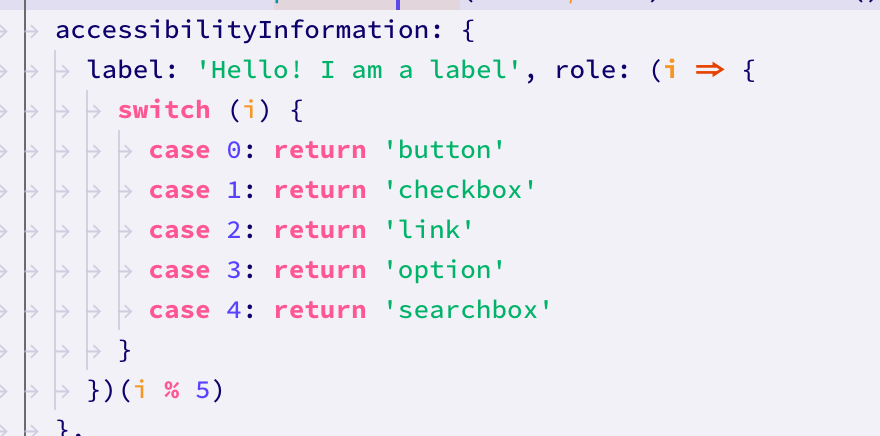 TimelineItem accessibilityInformation#role not working · Issue #101442 ...