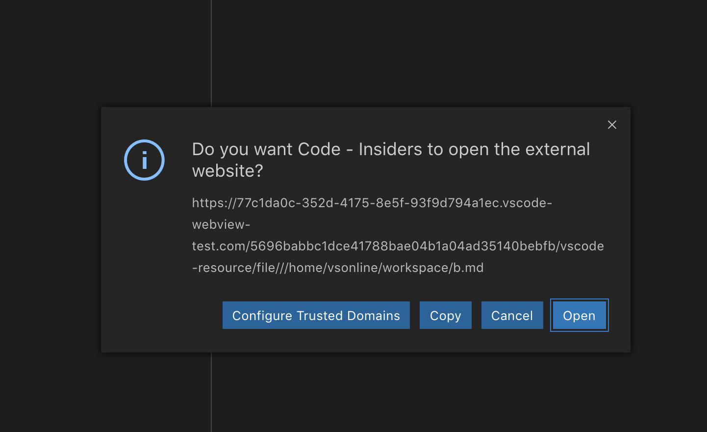 Internal Markdown links don't work on codespaces · Issue #101203 · microsoft/vscode · GitHub