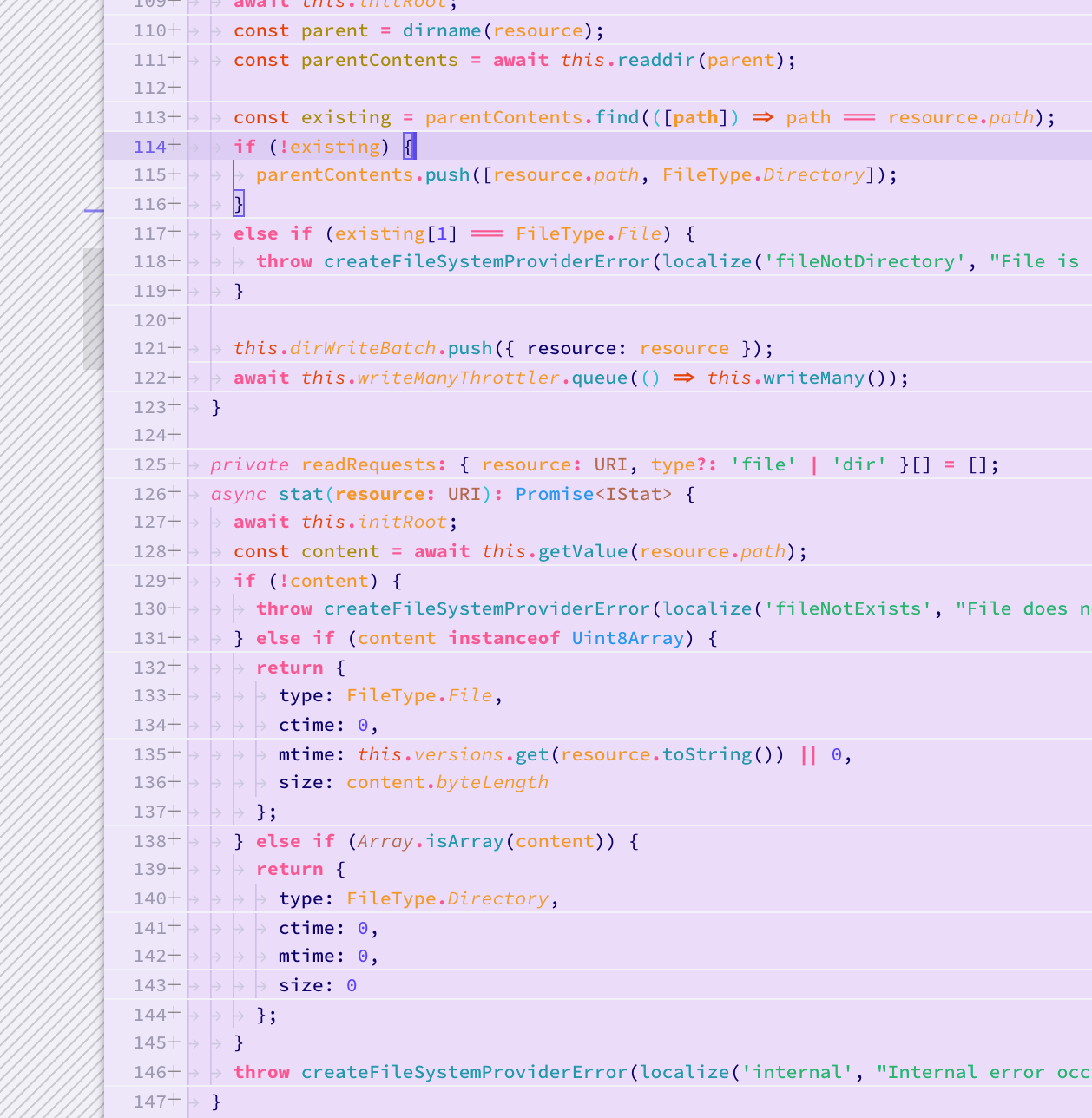 Gaps And Overlaps In Diff View Modified Line Backgrounds · Issue 106297 · Microsoftvscode · Github