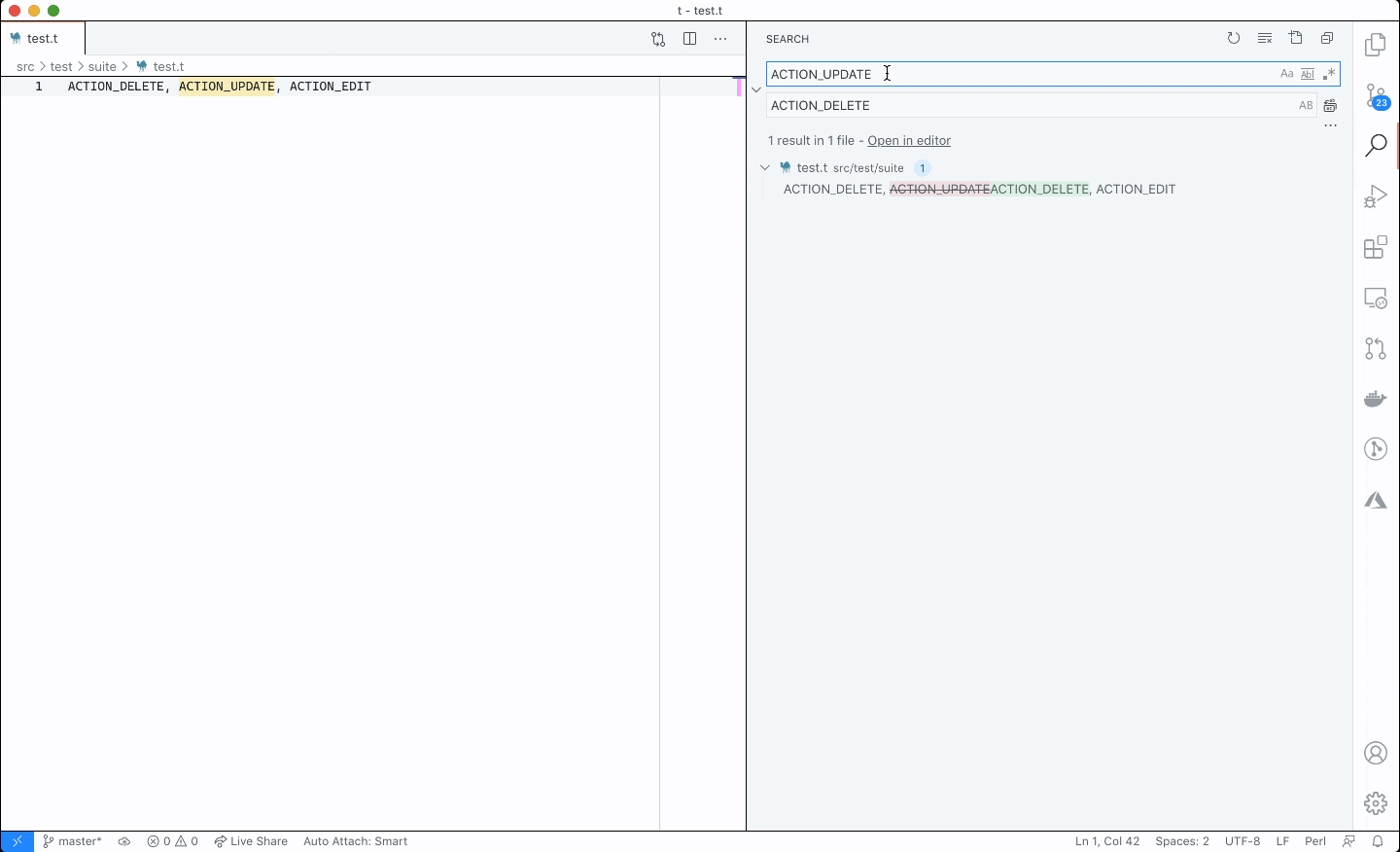 Global Search And Replace Is Failing · Issue 108312 · Microsoftvscode · Github