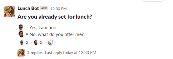 GitHub - AlessandroSica/Lunch_Organizer_Bot: This bot allow you to ...