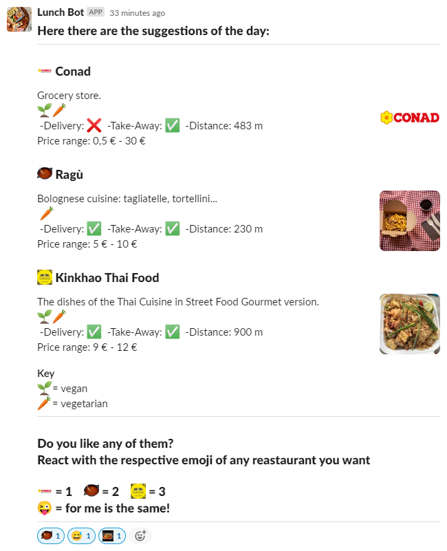 GitHub - AlessandroSica/Lunch_Organizer_Bot: This bot allow you to ...