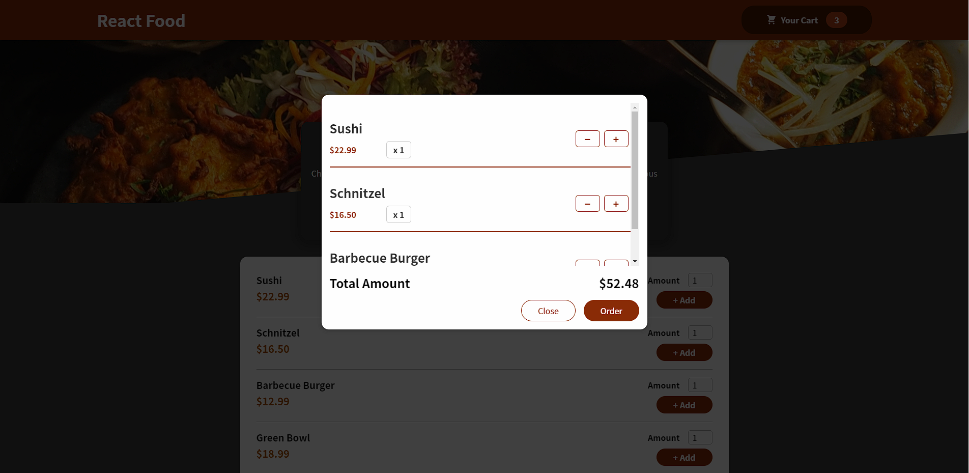 GitHub - TuhinBar/React-Food: A small react app with firebase RTDB