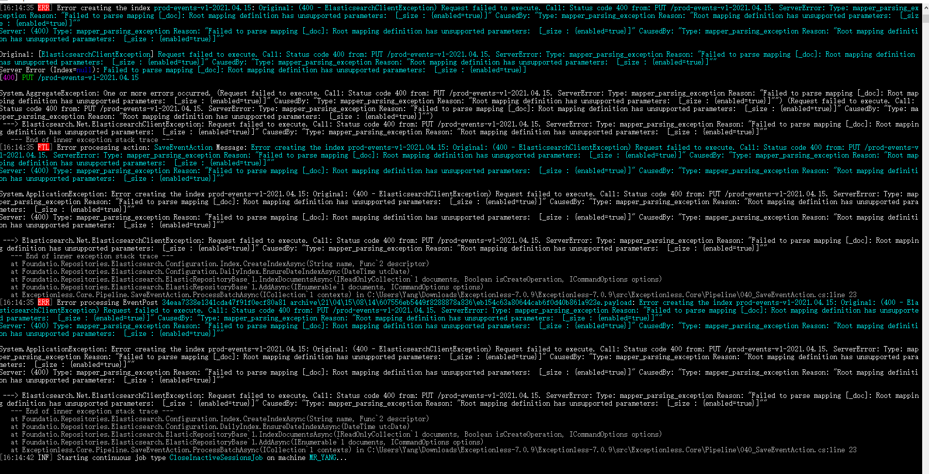 为什么测试环境一切正常，而正式环境无法监测到日志 · Issue #871 · exceptionless/Exceptionless · GitHub