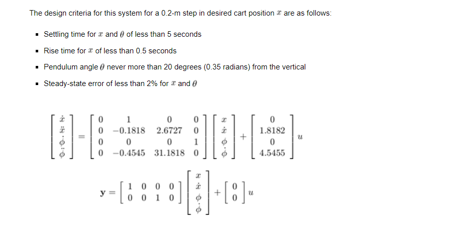 GitHub - Gayatrigvs/Inverted-Pendulum: Designed a control system for ...